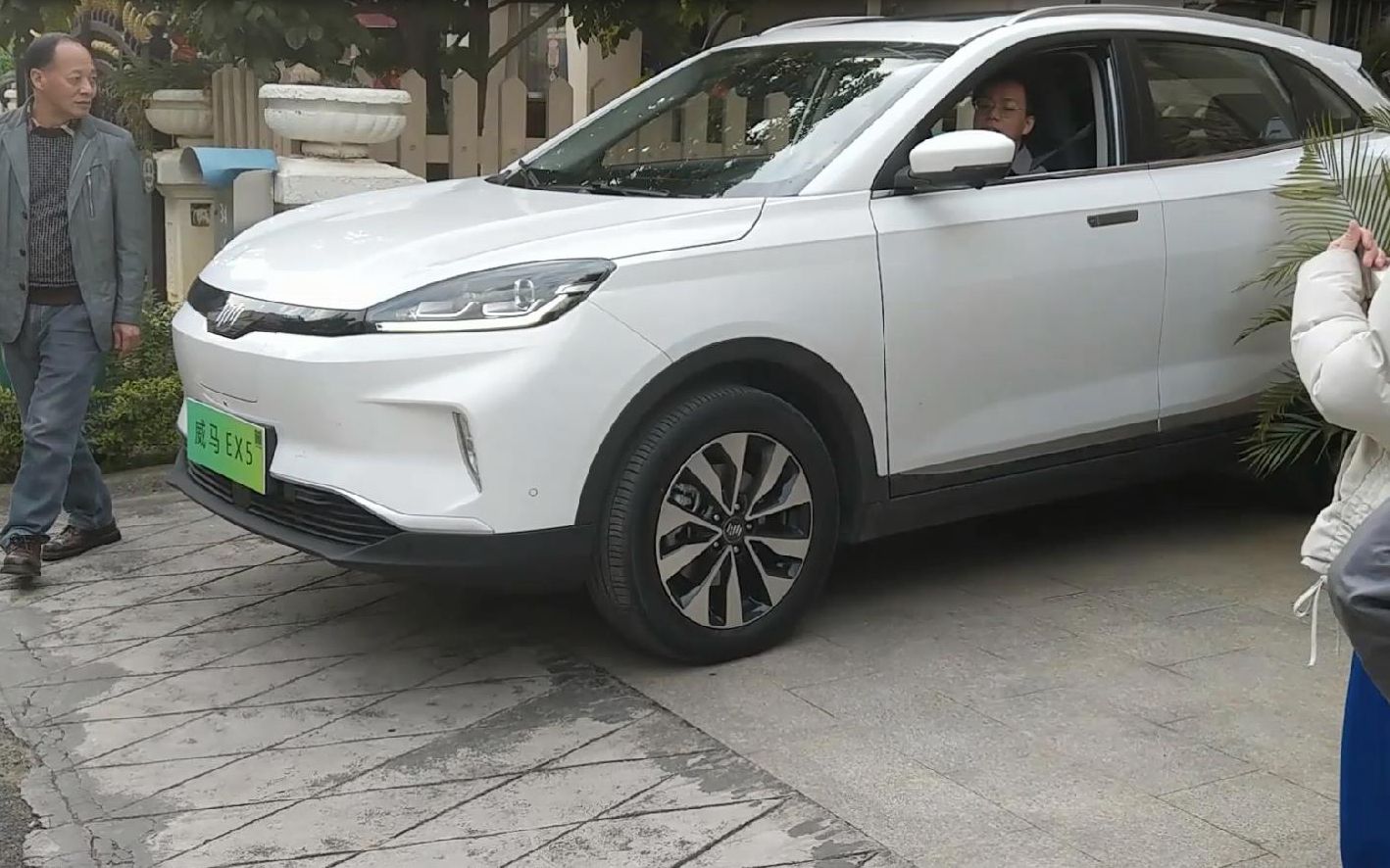 17万买的电动汽车威马EX5,百里加速秒50万的车,一公里车一毛钱