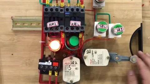 电工知识:工作台自动往返控制电路图及工作原理
