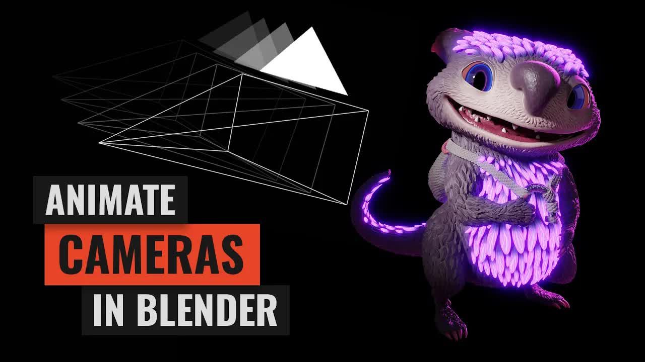 【中字】Blender 摄像机绕拍和切换动画