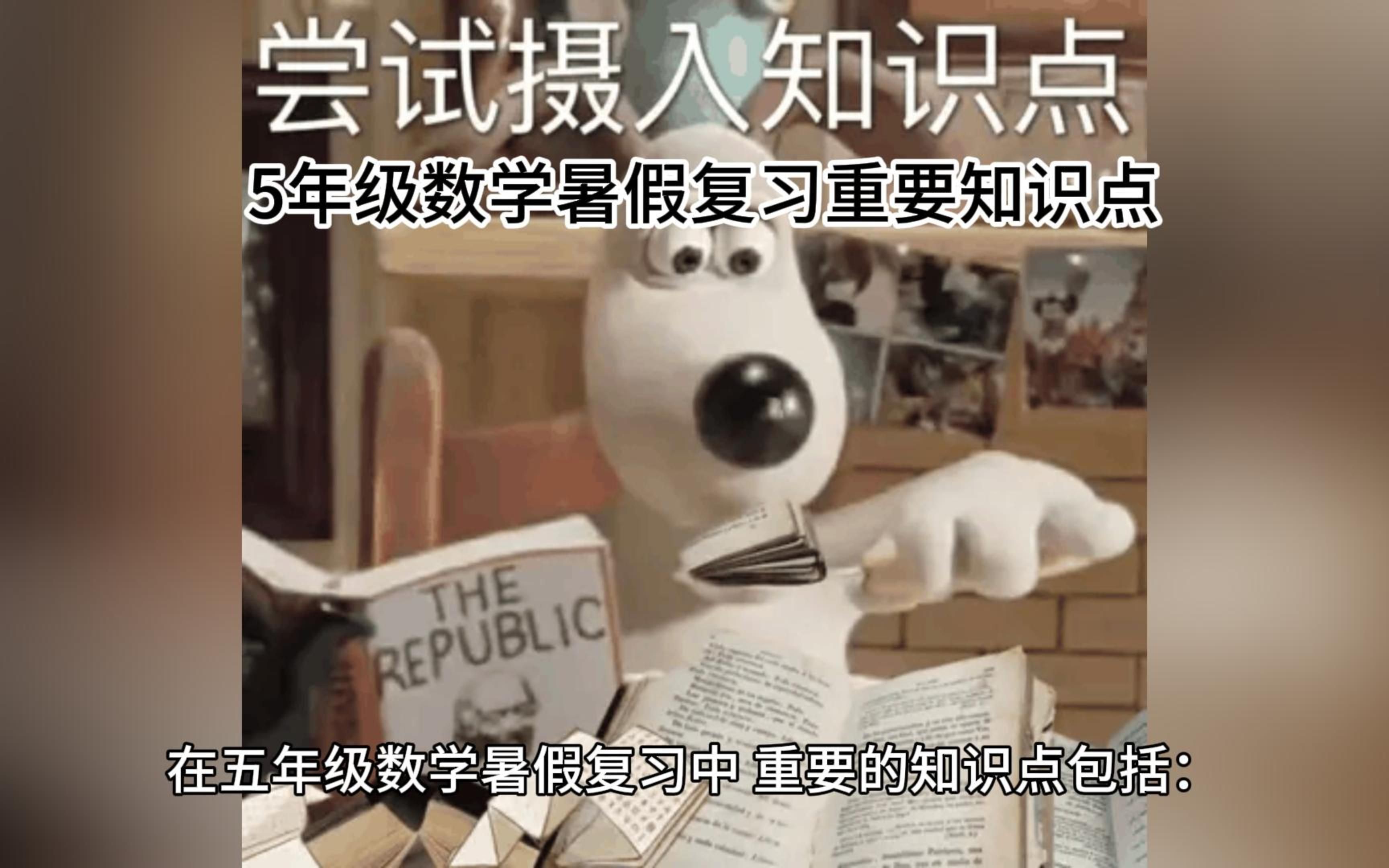 【知识点】5年级数学暑假复习重要知识点