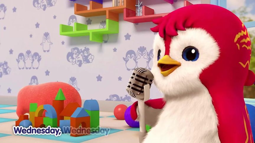 儿童早教动画:巴塔木儿歌 学英语星期一至星期天 单词 益智动画