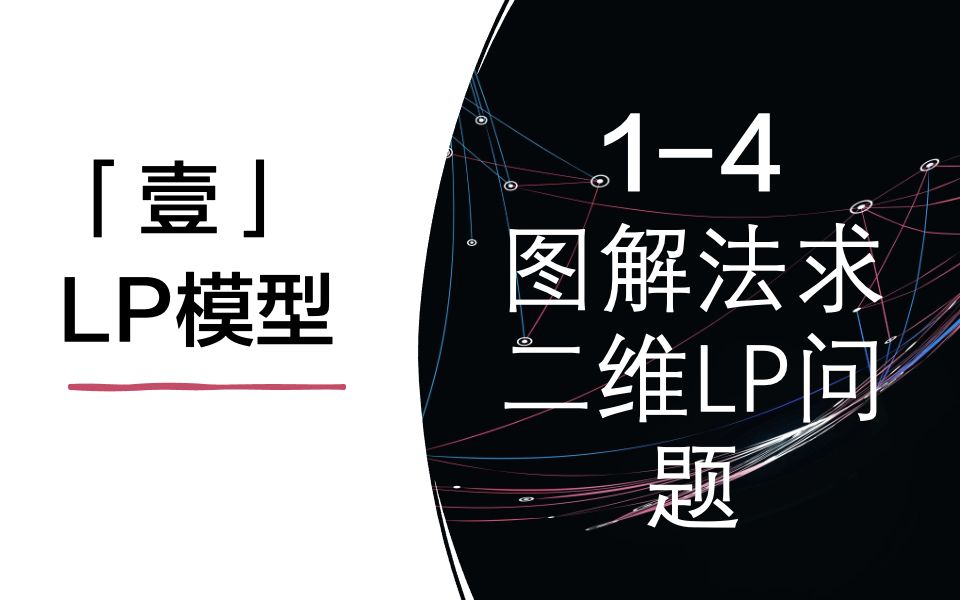 1-4 图解法求解二维LP问题