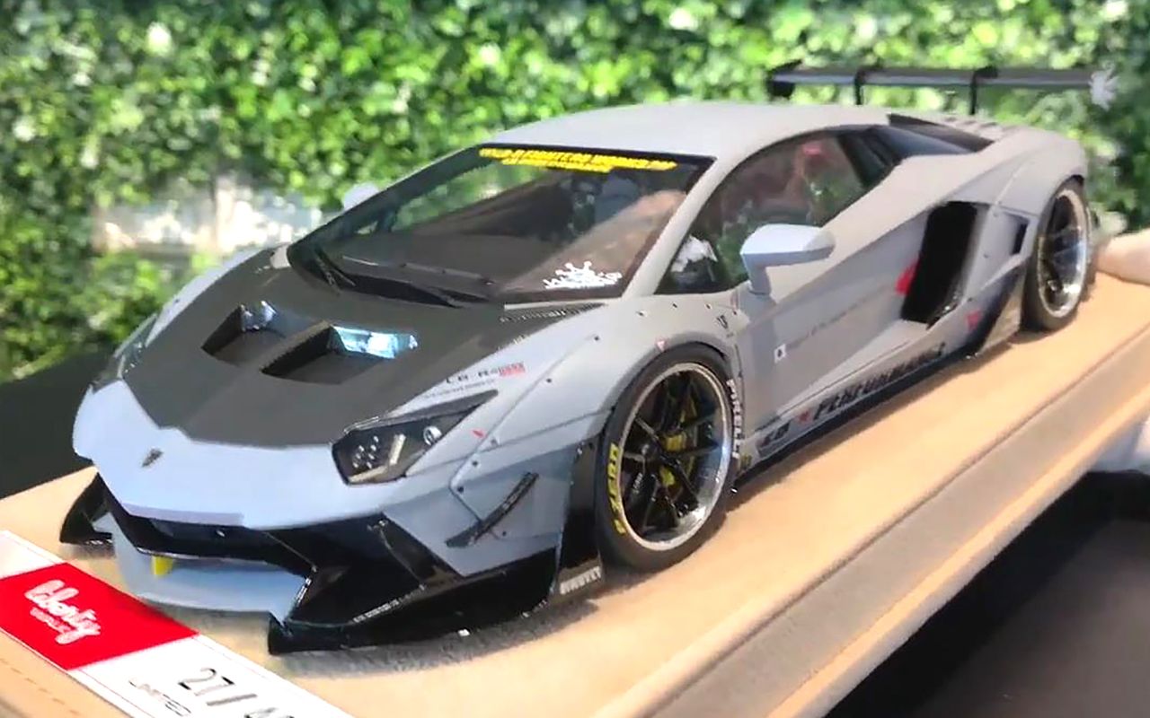 【汽车模型】1:18 Liberty Walk Lamborghini Aventador 50周年