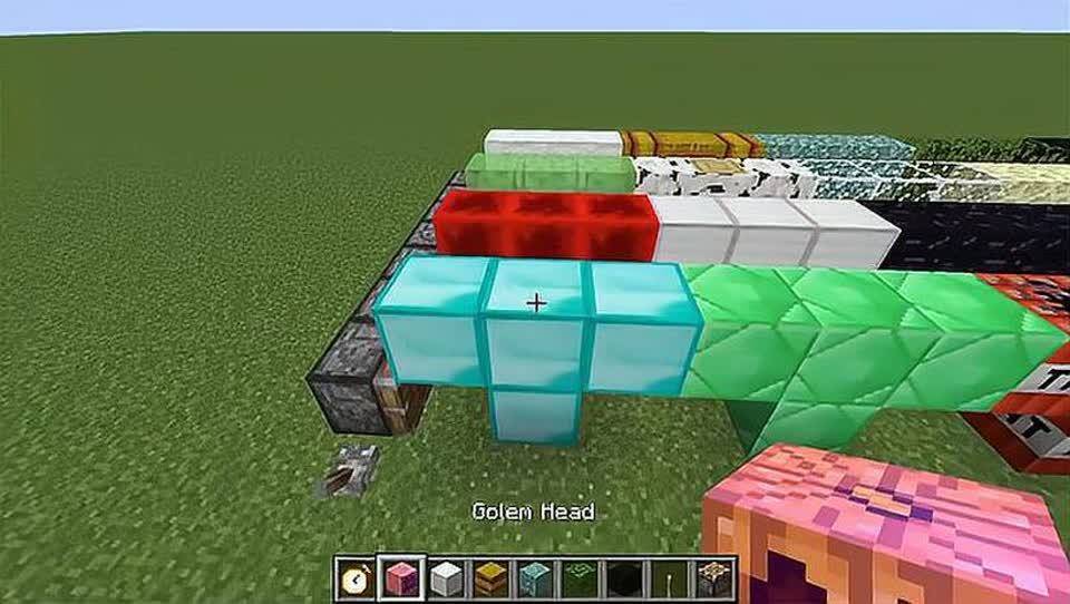 我的世界老玩家测试:哪个是最坚硬的方块?