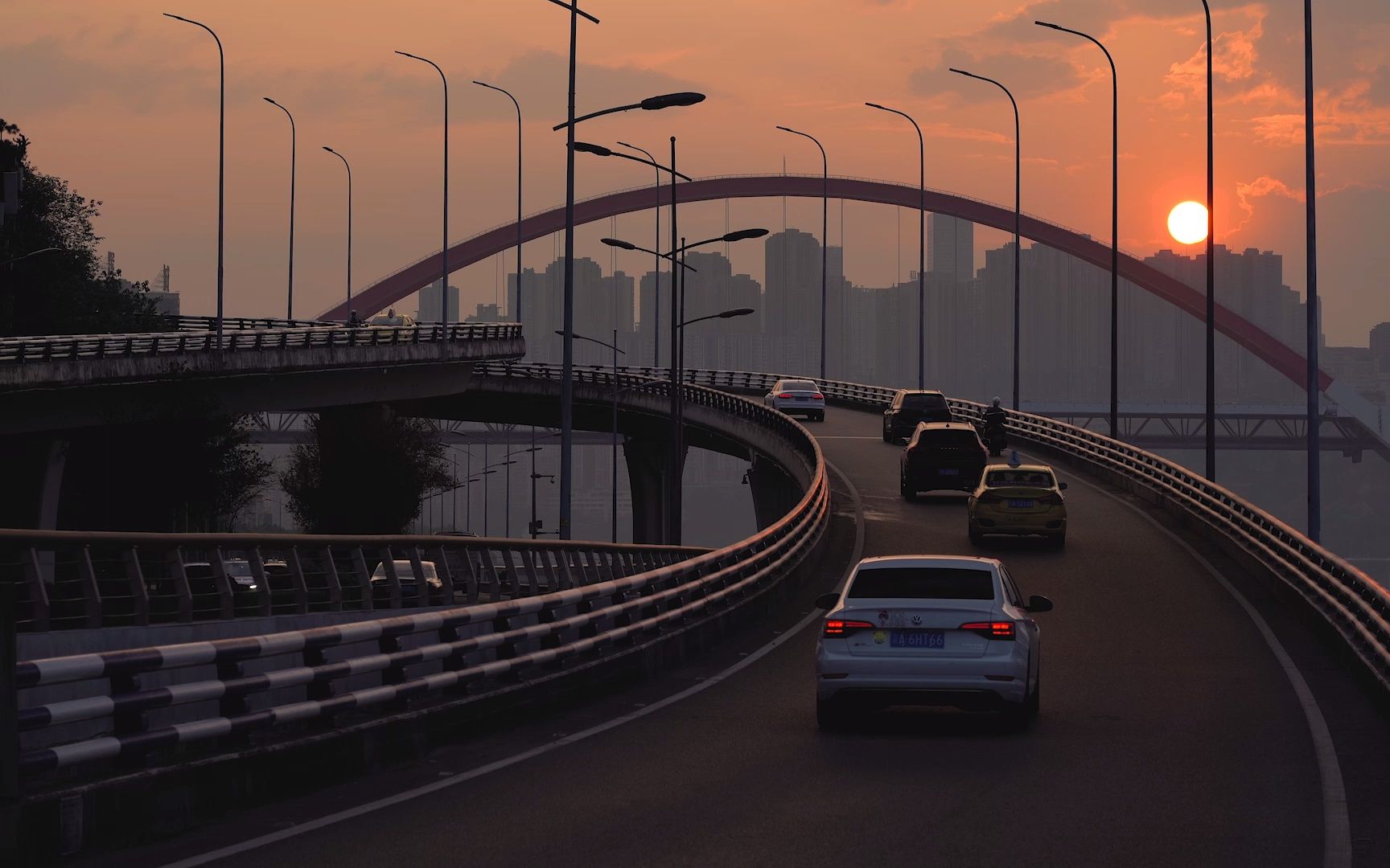 重庆南滨路-日落大道