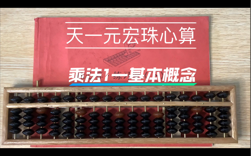 天一元宏珠心算——乘法1——基本概念