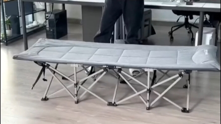 折叠床单人床午睡家用简易午休床陪护便携多功能行军床办公室躺椅