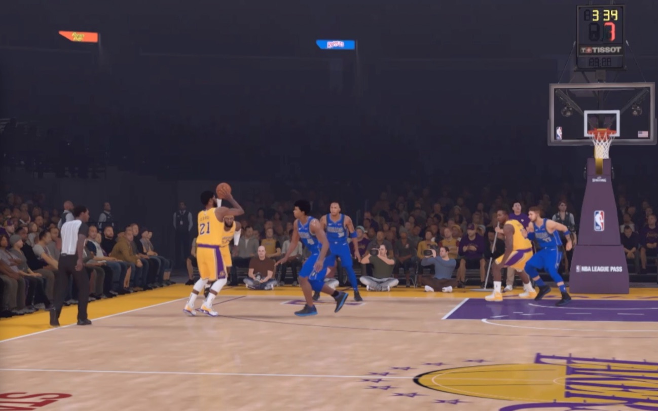 NBA2K投篮姿势修改,实战展示,乔治,东契奇,韦德