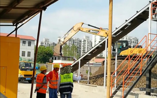 上海某场地污染土壤淋洗修复现场