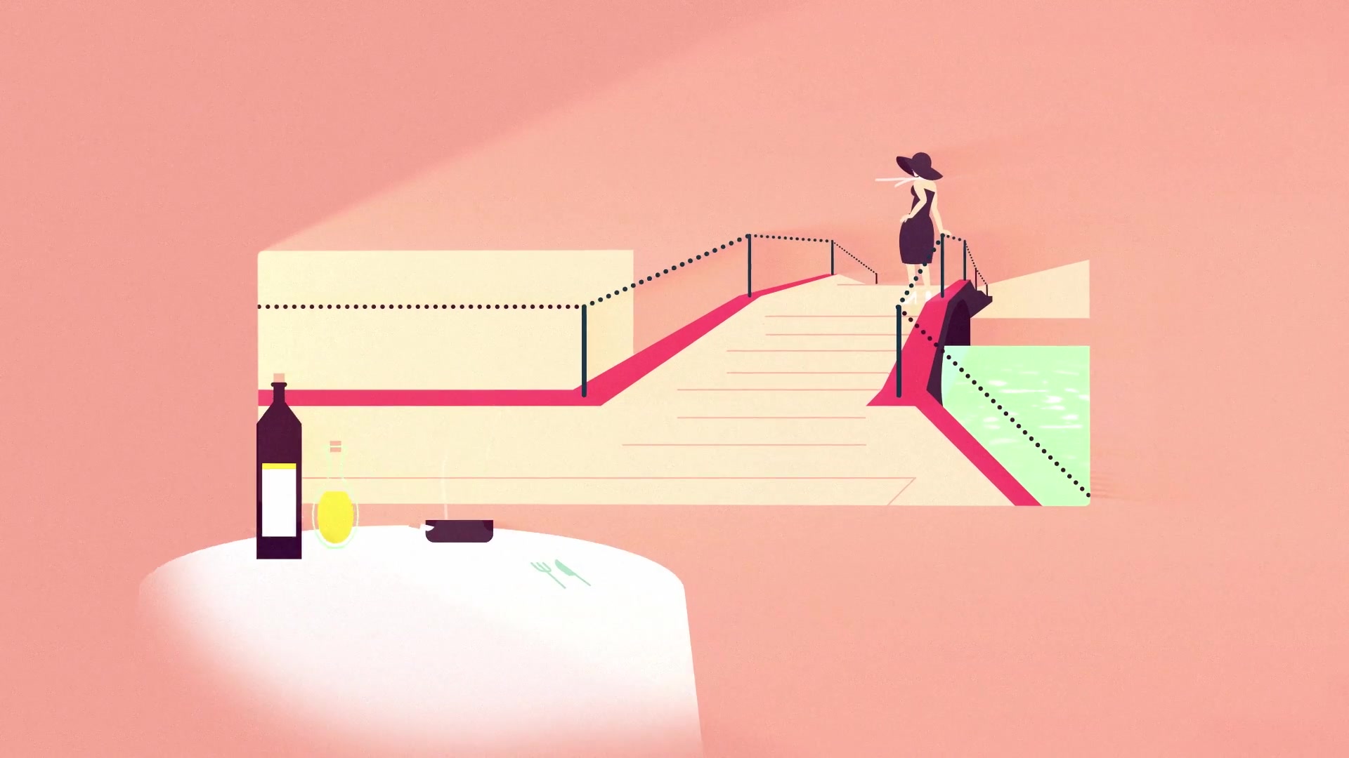 【MG动画】场景简约,转场惊喜的小动画(Madita - animated typeface)| ...