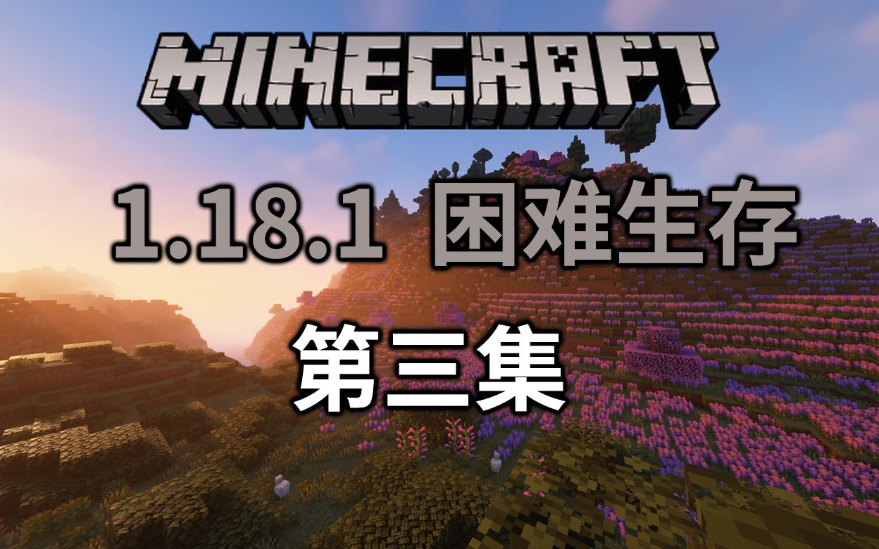 在我的世界里玩3D打印!我的世界【1.18.1困难生存】第三集