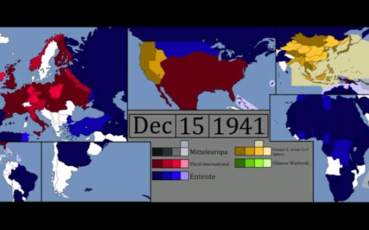 【架空历史地图】Kaisers世界 - 第二次世界大战情景,Kaiserreich(...