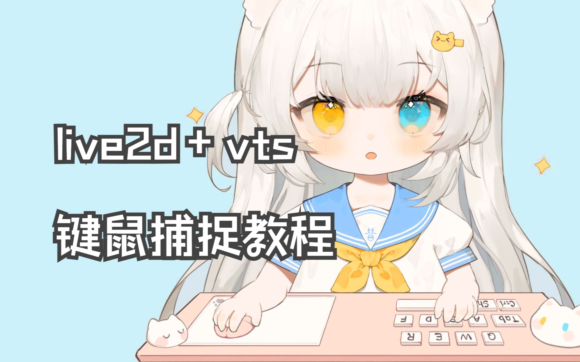 【live2d教程】对称键鼠捕捉教程(vts)