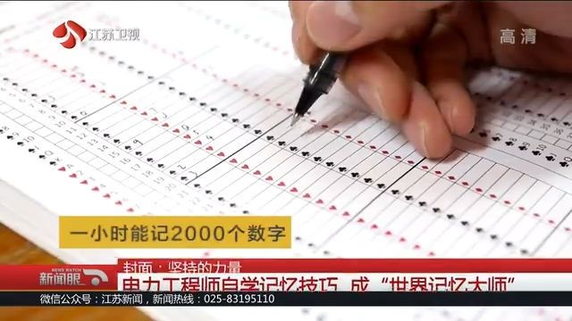 1小时记2000数字,他只是电力公司普通员工,却是世界记忆大师!