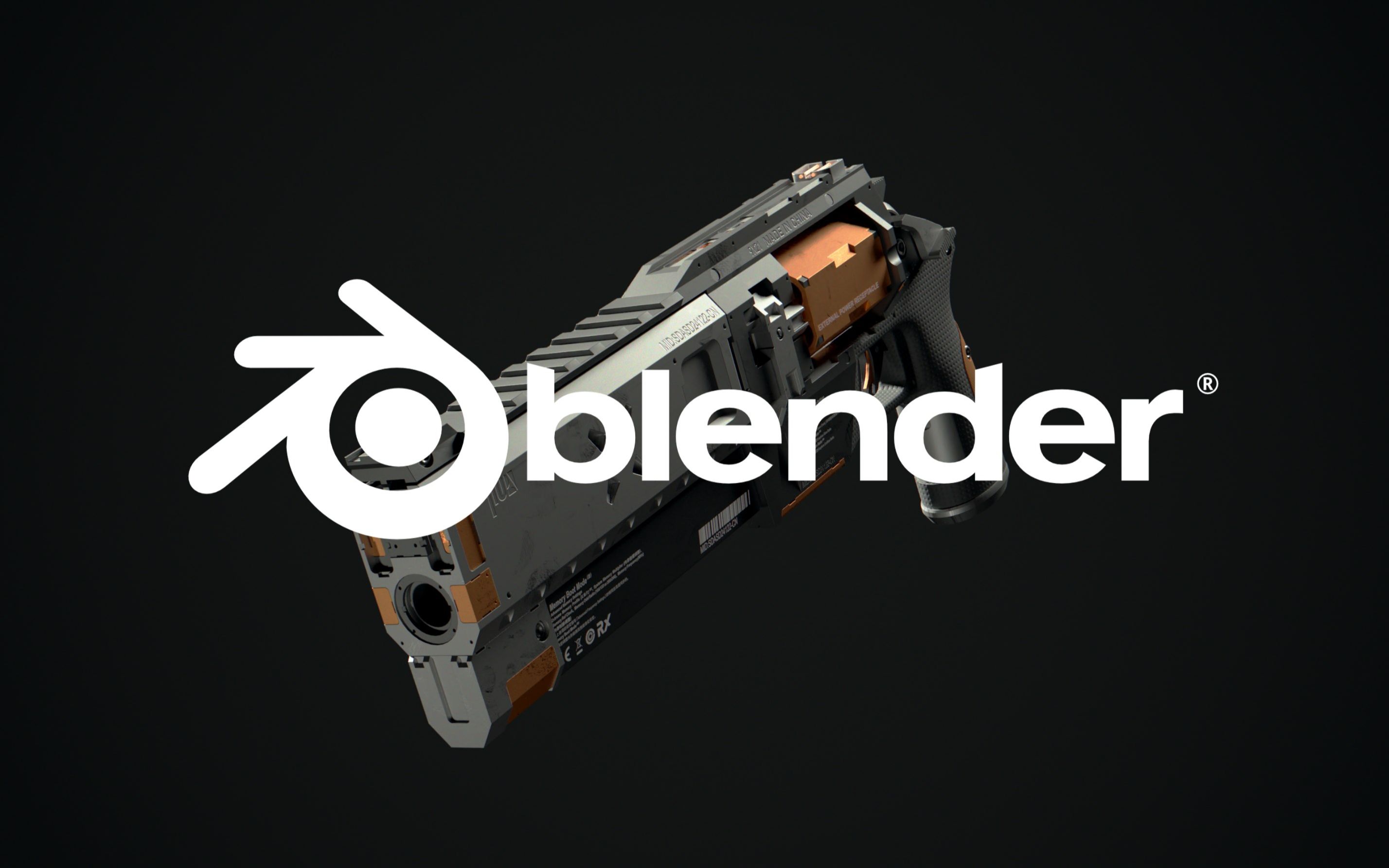 【Blender硬表面流程】新犀牛左轮 建模到渲染全流程【VictoryLuode】