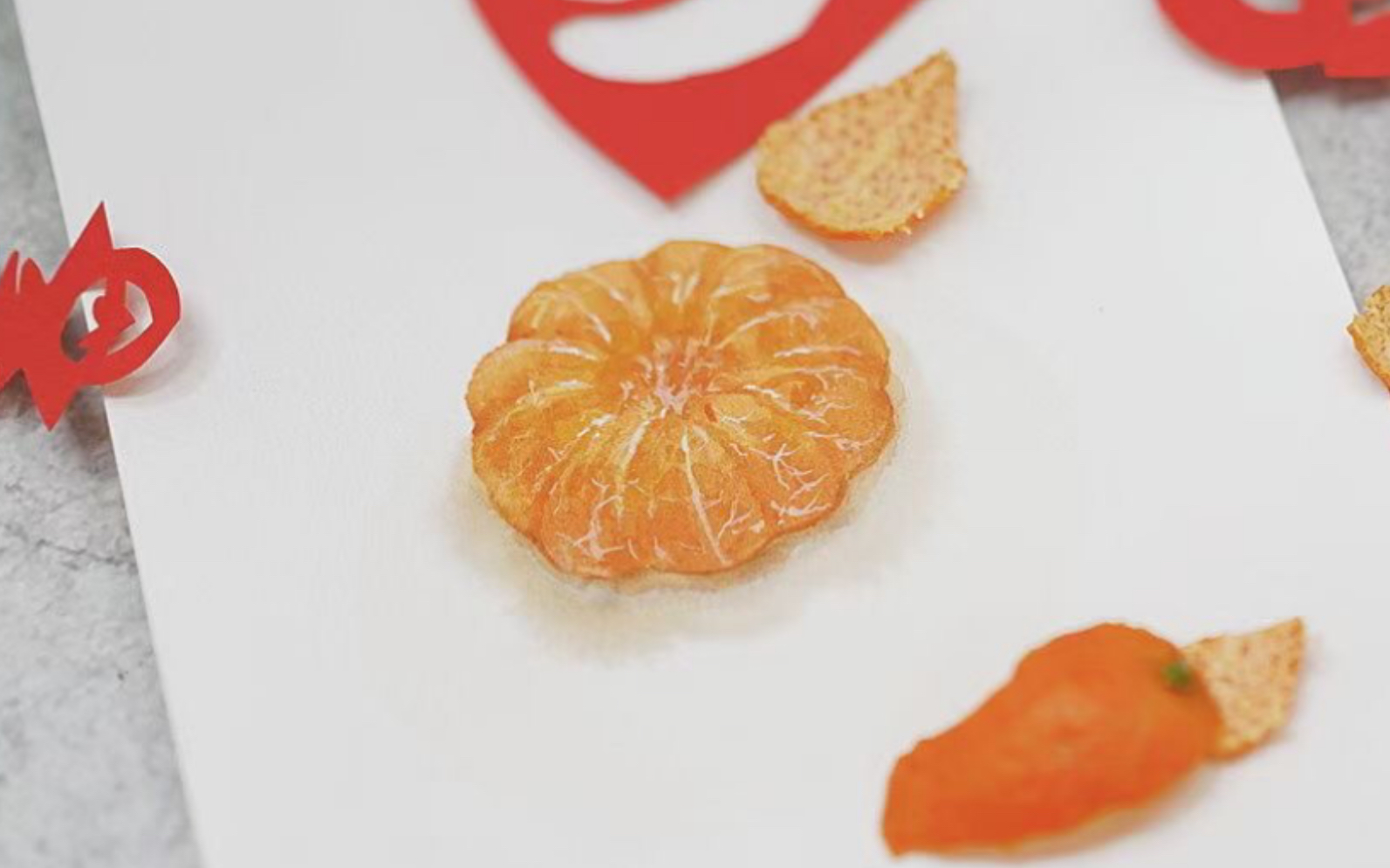 保姆级水彩教程 | 砂糖橘的简单画法