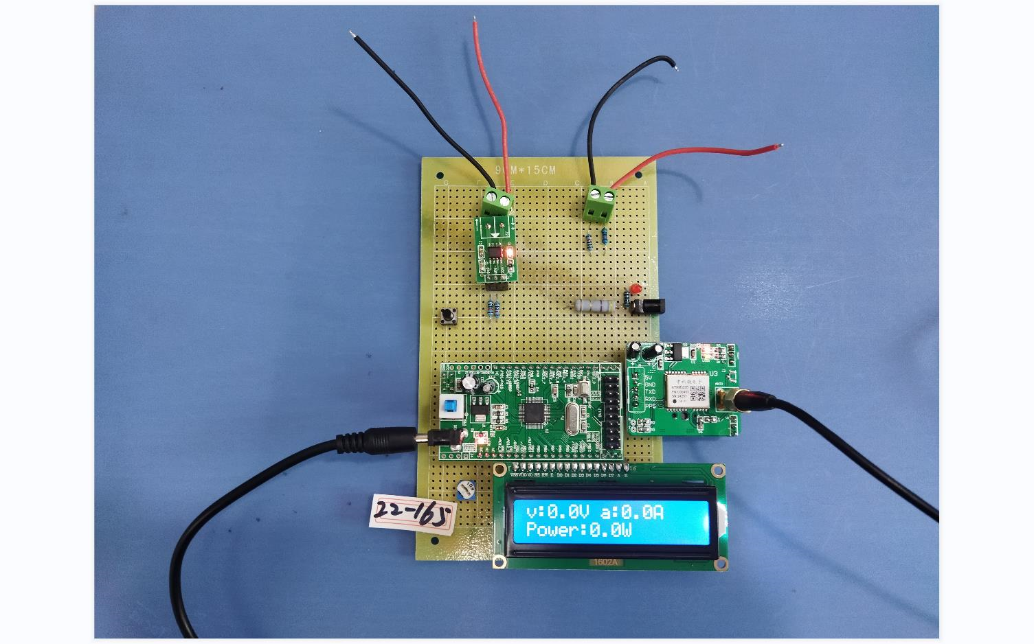 基于STM32单片机的简易电压电流采样检测表及GPS时间记录授时...