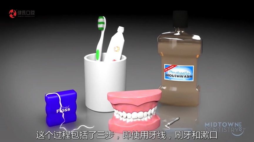 【3D演示】教你怎么做好口腔护理~