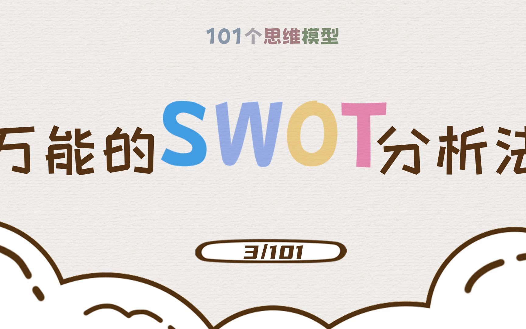 【No.3】相亲成功率100%!程序员都在用的SWOT模型