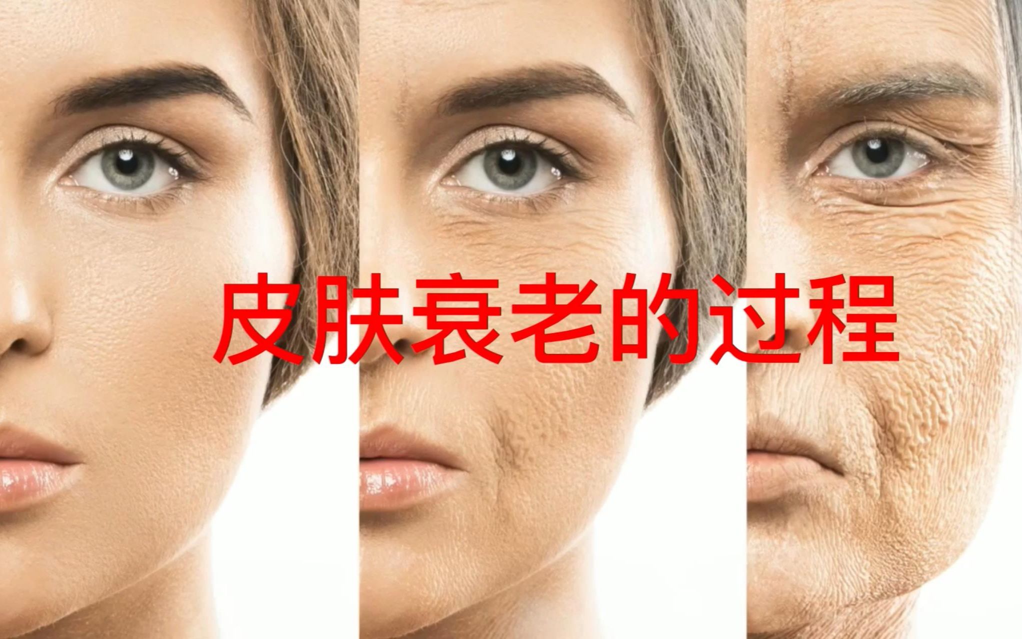 皮肤衰老的过程
