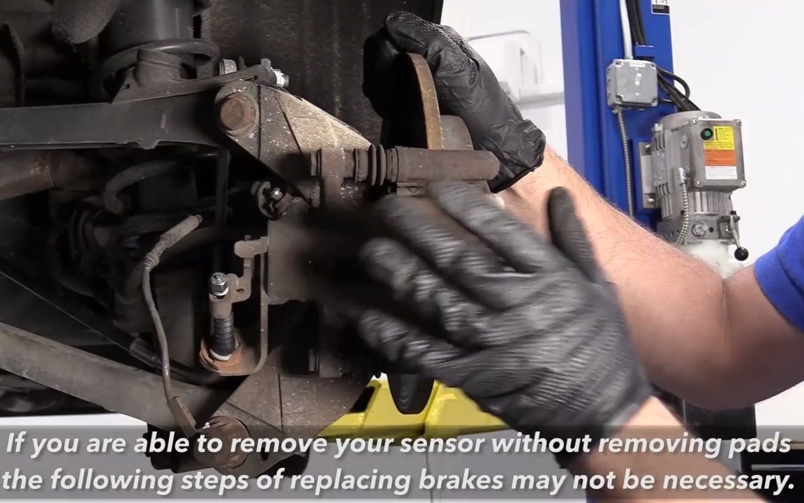 MINI Cooper r56 更换后刹车片磨损传感器