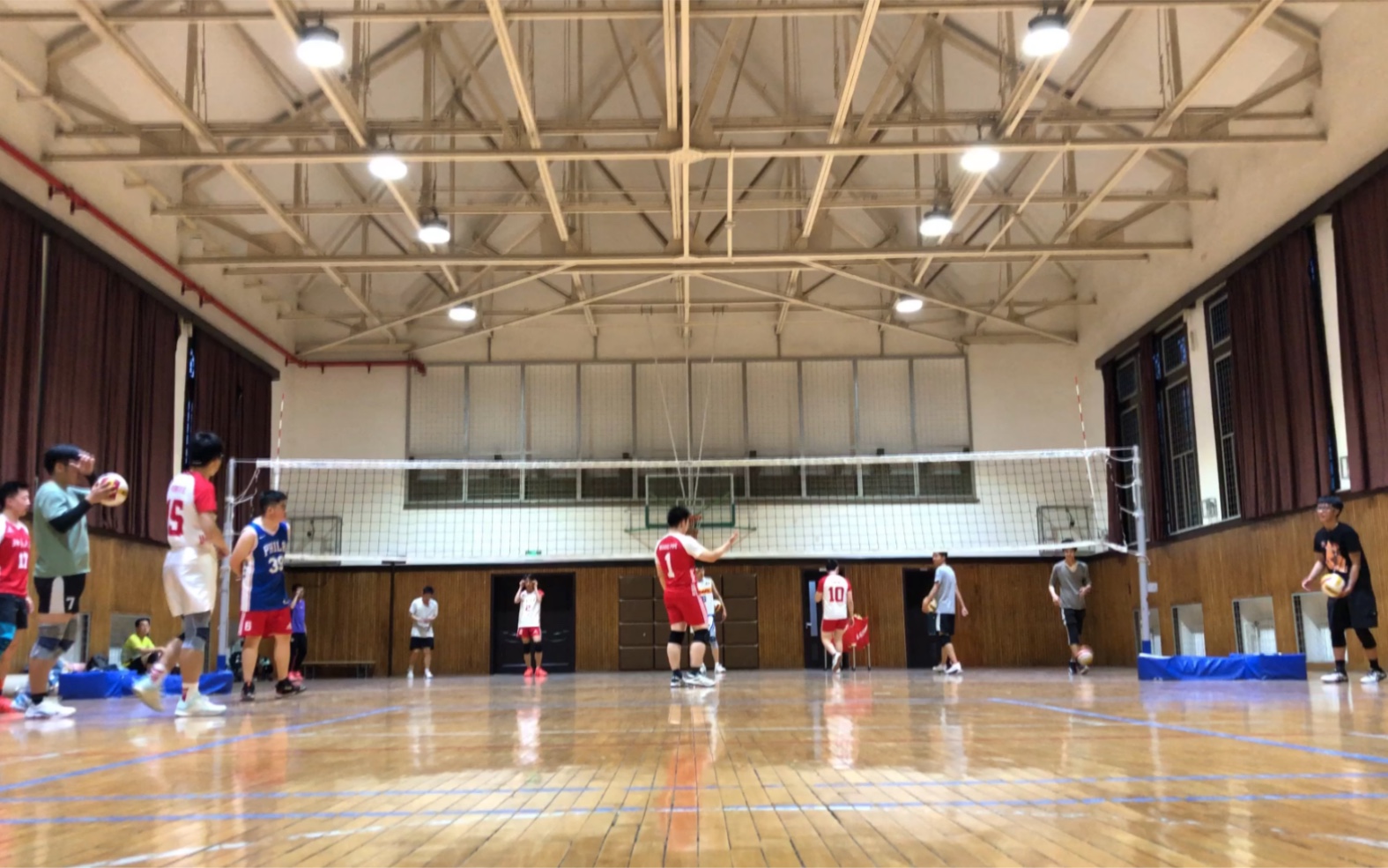 排球队训练视频(4.13)