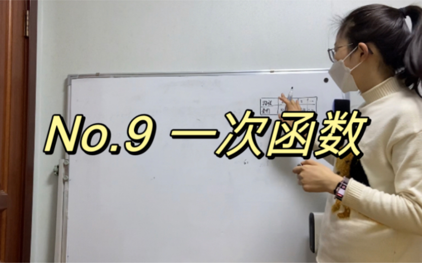 No.9 【一次函数试讲】/初中数学教资面试试讲/考编试讲/教师招聘试讲