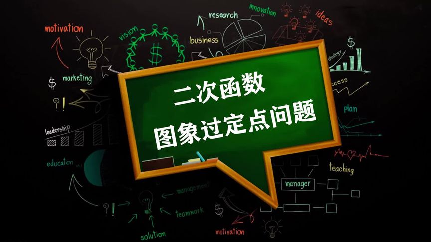 初中数学:二次函数专题教程,二次函数图象恒过定点问题