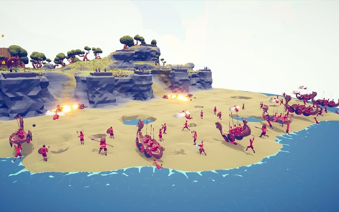 全面战争模拟器:小岛之战!龙舟队抢滩登陆! ߒ� _ Totally Accurate ...