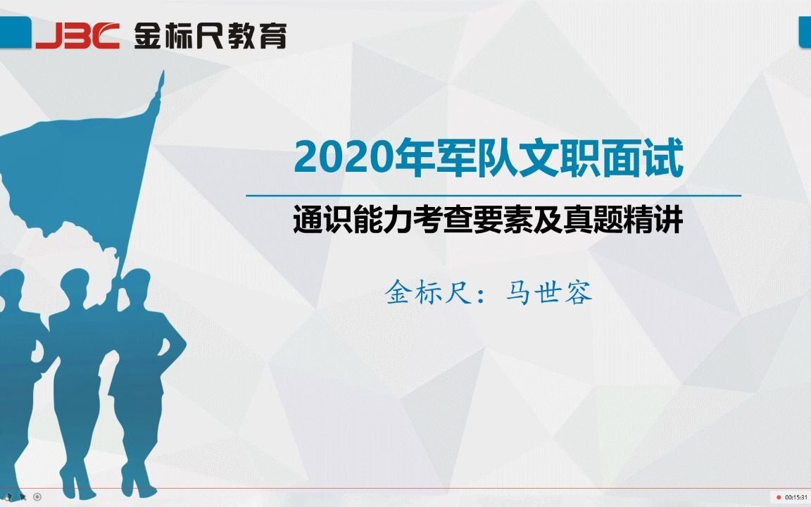 教师类岗位结构化题型介绍与真题讲解
