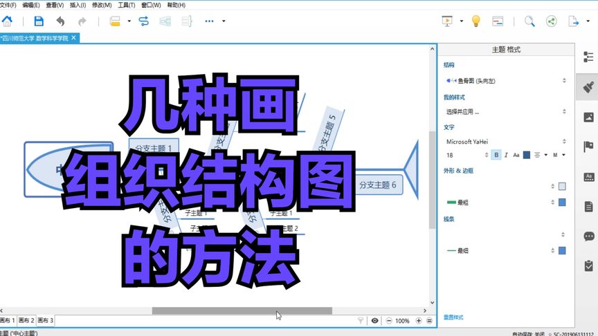 组织结构图的画法 01