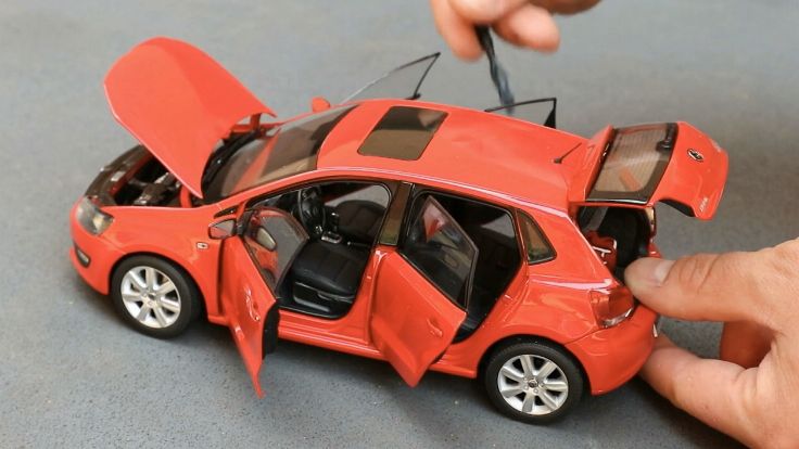 1:18 Volkswagen 大众 polo 1.6 汽车模型展示