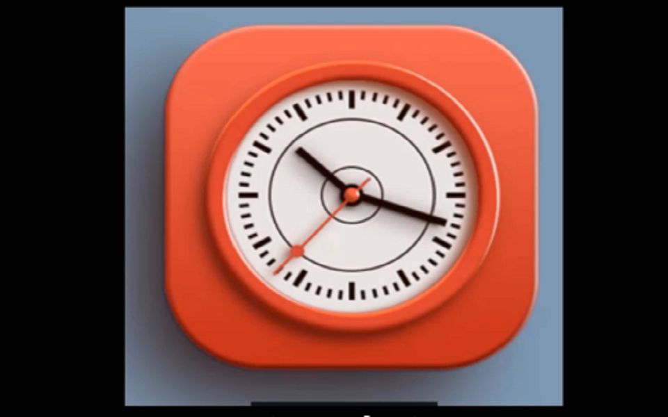 ps教程设计-绘制设计拟物化闹钟图标