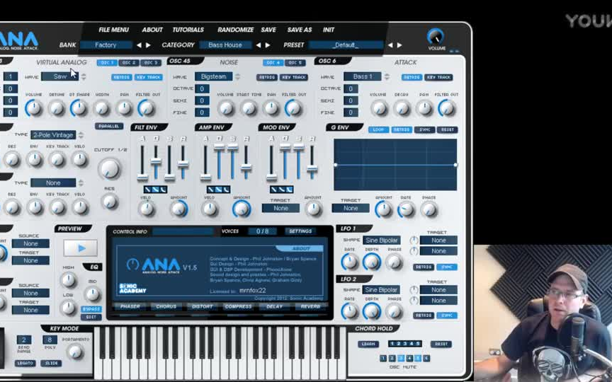 01341 Sonic Academy ANA 2 电子合成器 使用教程