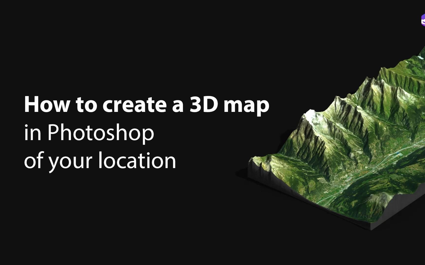 Photoshop地形生成插件3D Map Generator教程
