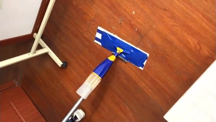 一分半来看拖地神器的使用方法 明瀞懒人拖把三件套