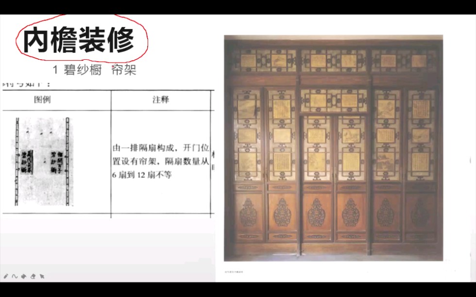 避暑山庄清代官式古建筑复原设计研究30讲 第12讲内檐装修之隔断
