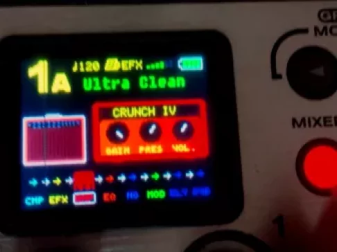 教学17 如何制作失真 NUX MG100电吉他效果器调节音色参数教程