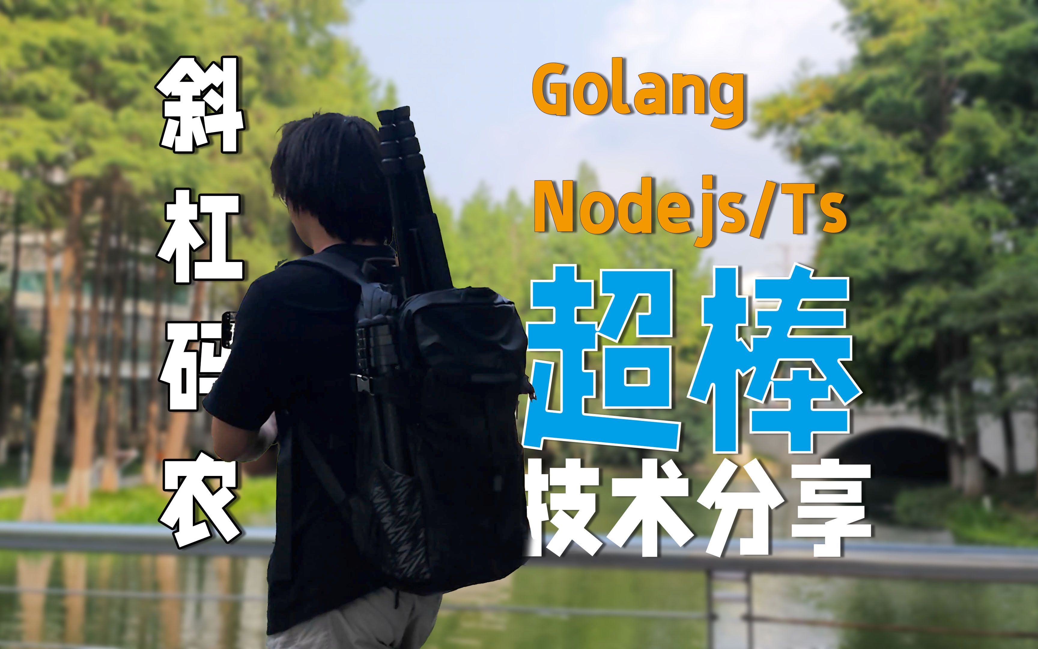 码农三年,来一轮超棒的Golang和Nodejs/Ts技术分享
