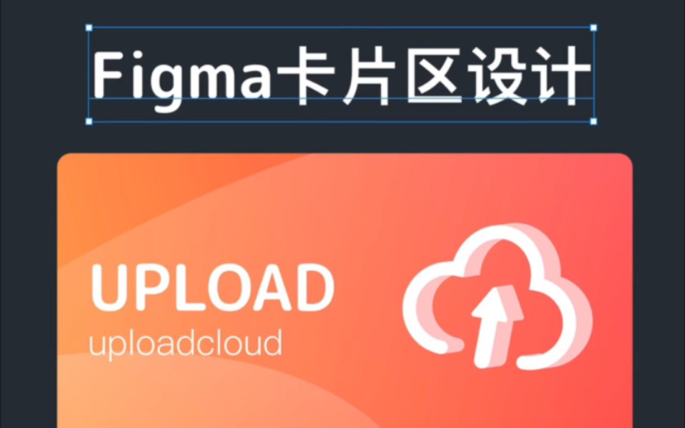Figma输出卡片区设计教程,用到如下知识点➡️矩形工具绘制图形➡️...