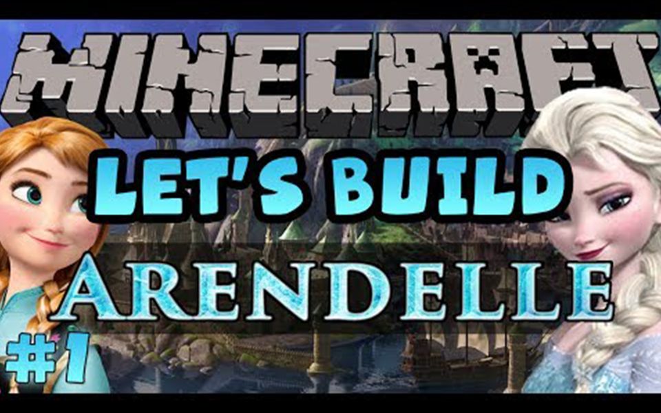【Sjin】Minecraft我的世界 Arendelle冰雪奇缘城堡建造教程