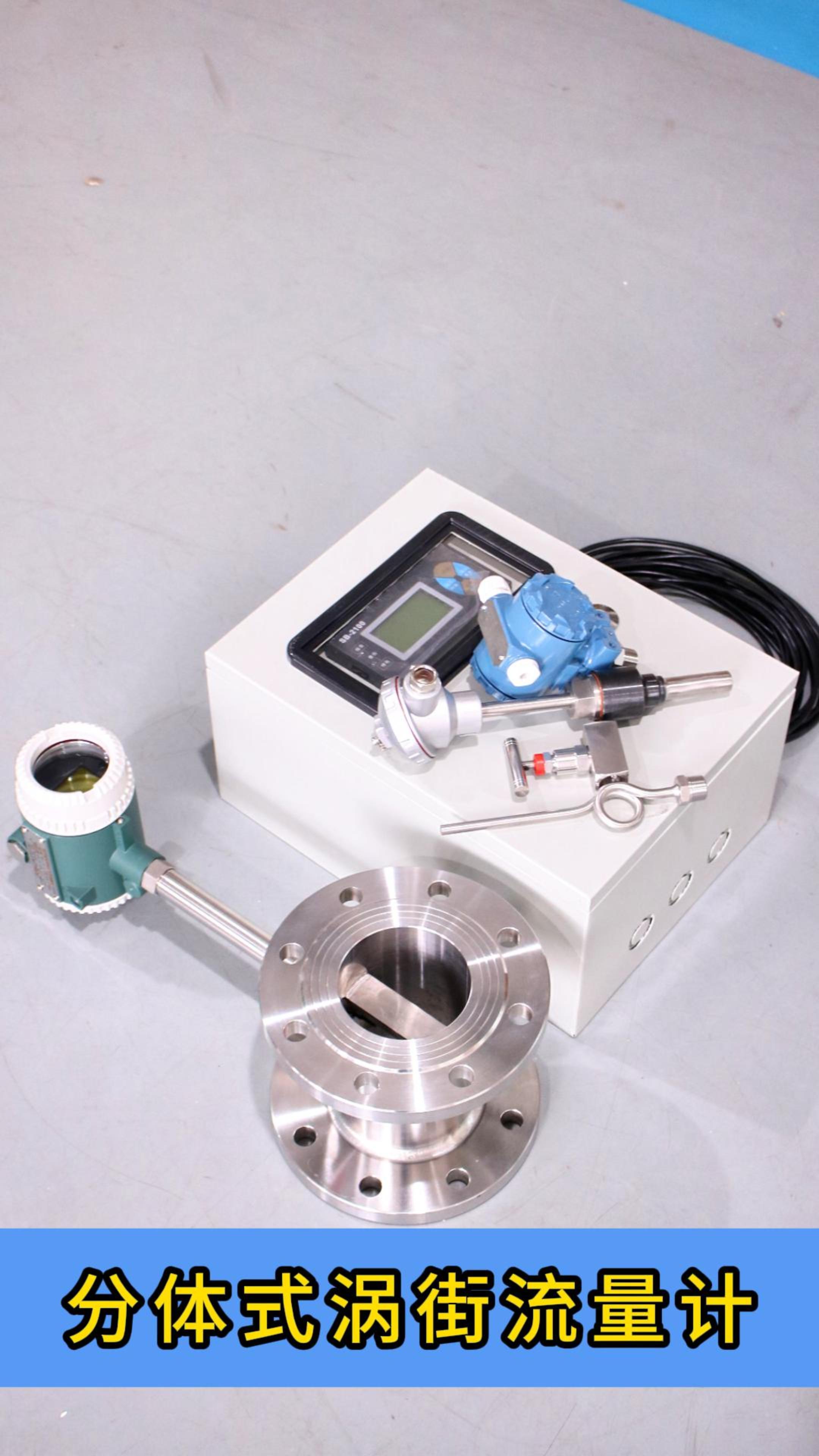 智能蒸汽涡街流量计气体计量表天然气氮气氧