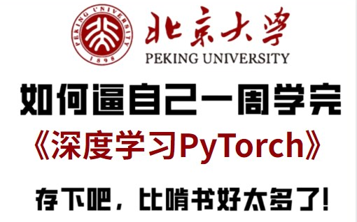 B站强推!2023公认最通俗易懂的【深度学习pytorch】教程,200集付费...