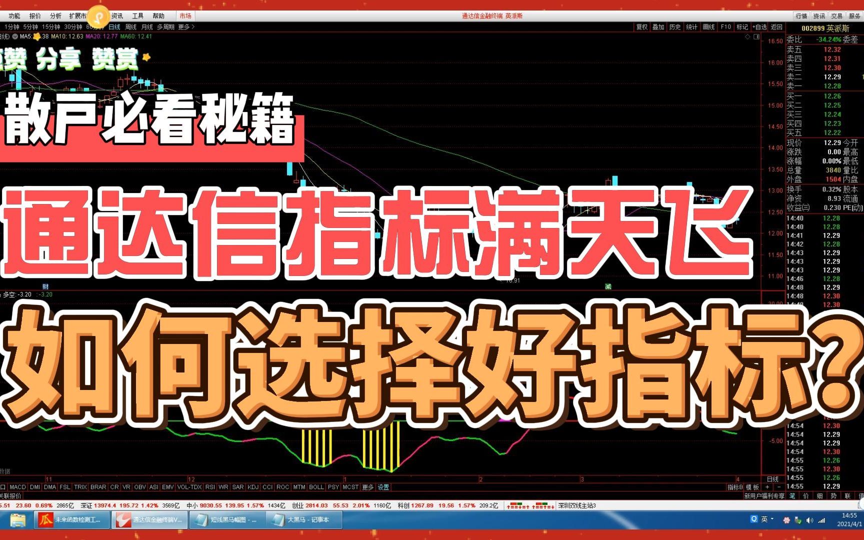 散户必看秘籍:通达信指标满天飞,到底如何选择适合自己的好指标?