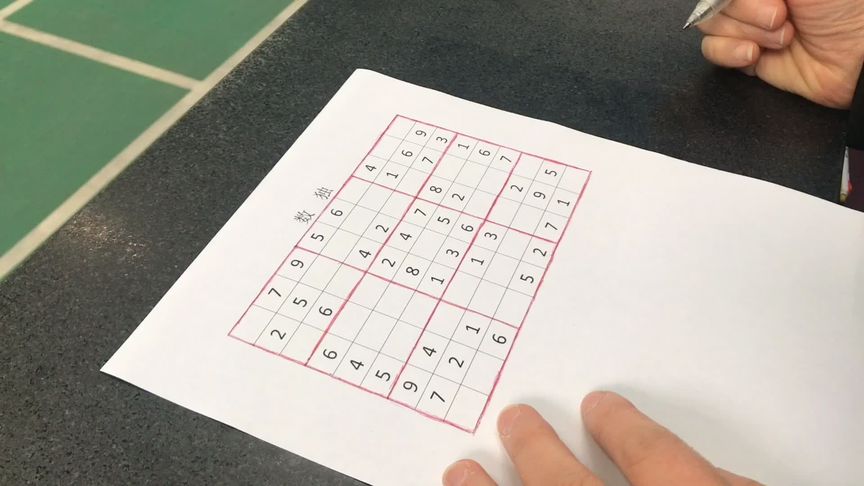 数独初级入门九宫格解法,数独提高专注力,观察力,逻辑思维三