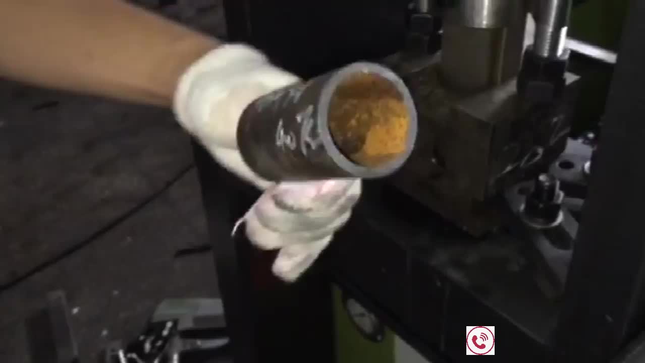 加厚铁管冲弧口 铁护栏圆管对接切弧口 不用打磨的圆管开虎口方法