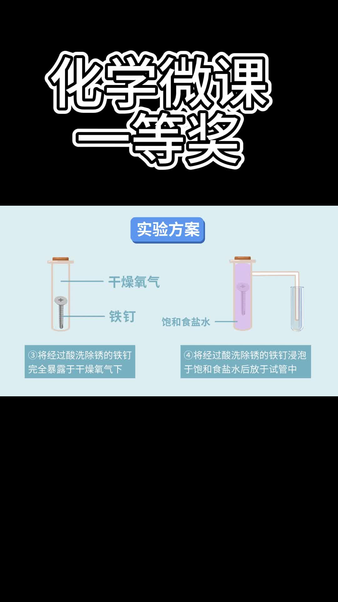 化学微课一等奖作品案例展示微课设计定制中