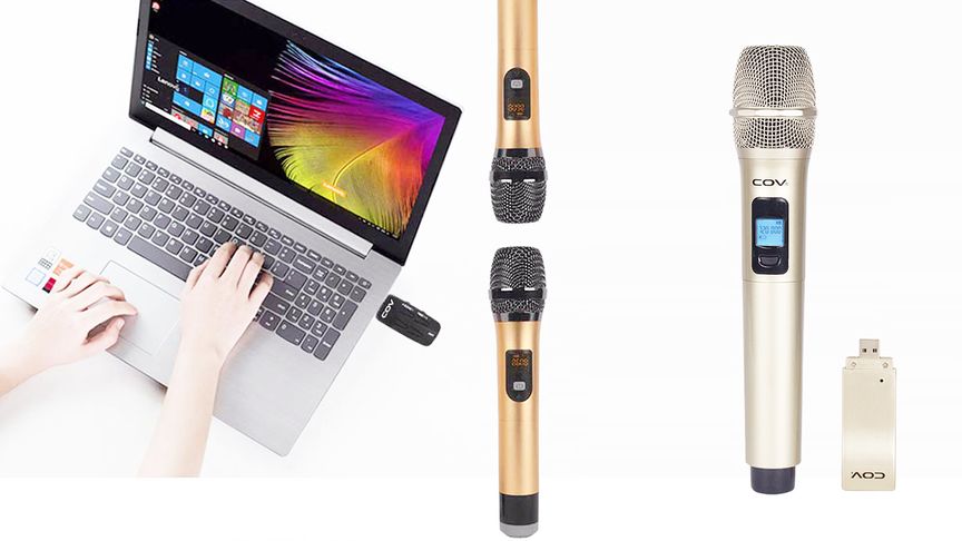 新一代USB无线麦 无驱识别 一个微型接收器的艺术 广州鹏韵