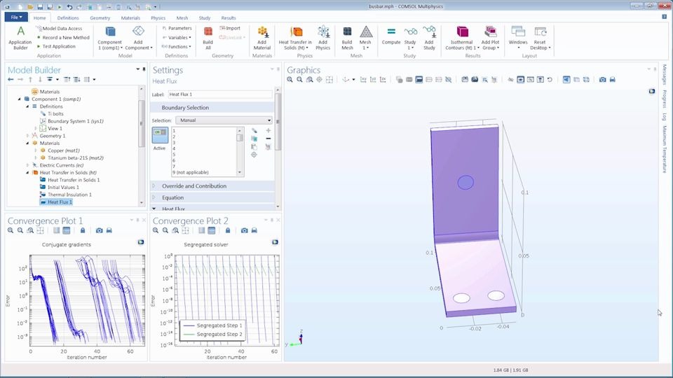 使用 COMSOL Desktop® 建模环境