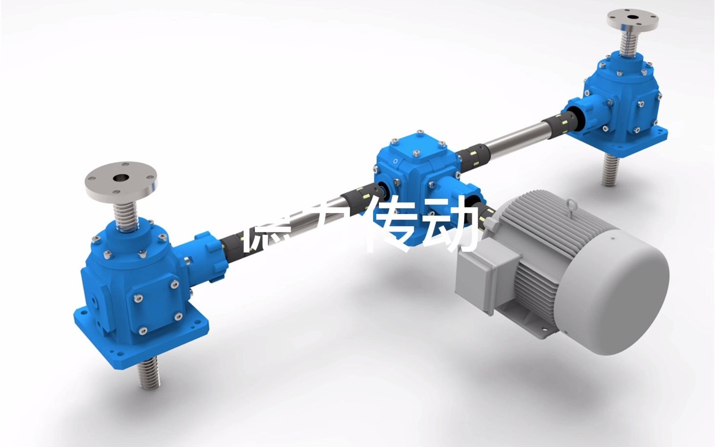 德力传动设备供应多台联动丝杆升降机